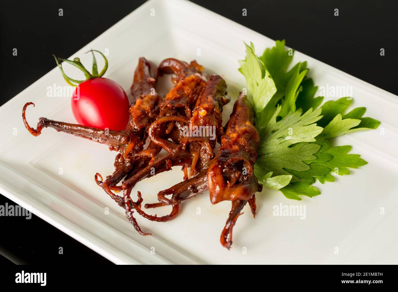 The roast duck tongue hi-res stock photography and images - Alamy
