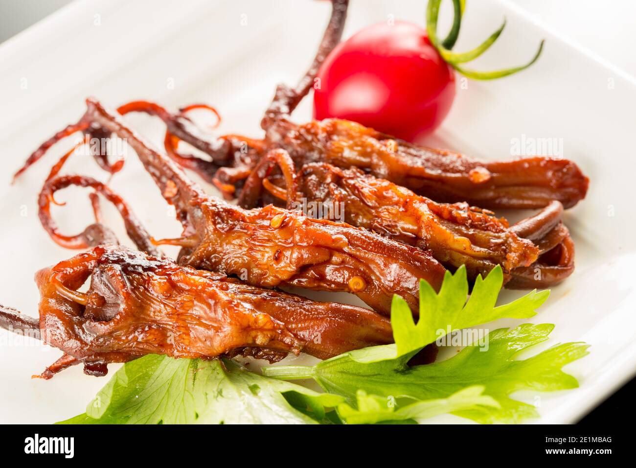 The Roast Duck Tongue High Resolution Stock Photography and Images - Alamy