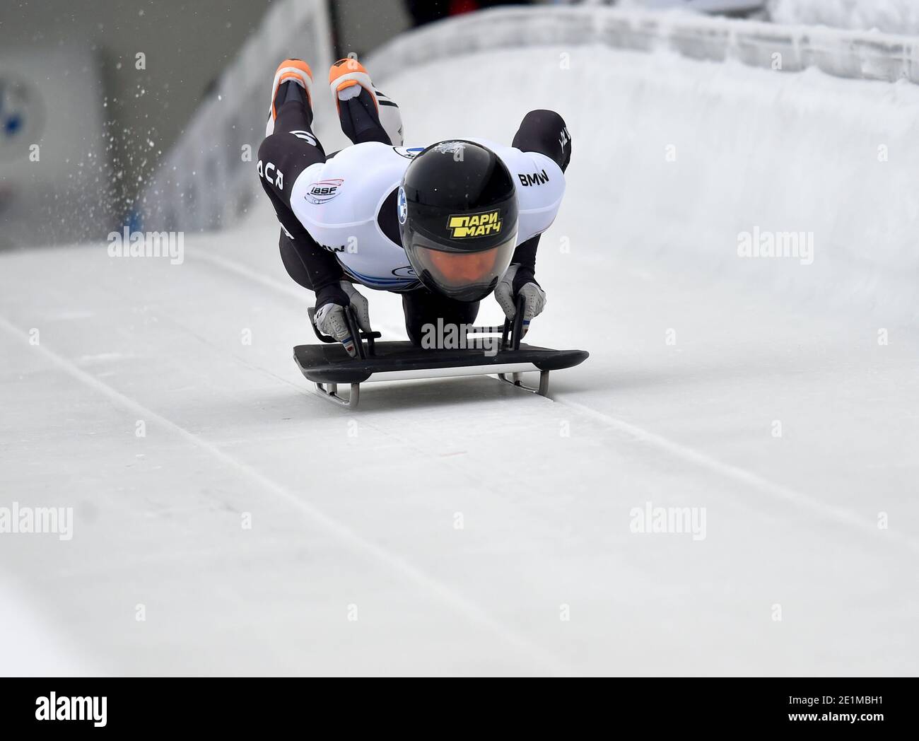 Winterberg, Germany. 08th Jan, 2021. Skeleton: World Cup men, 1st run ...