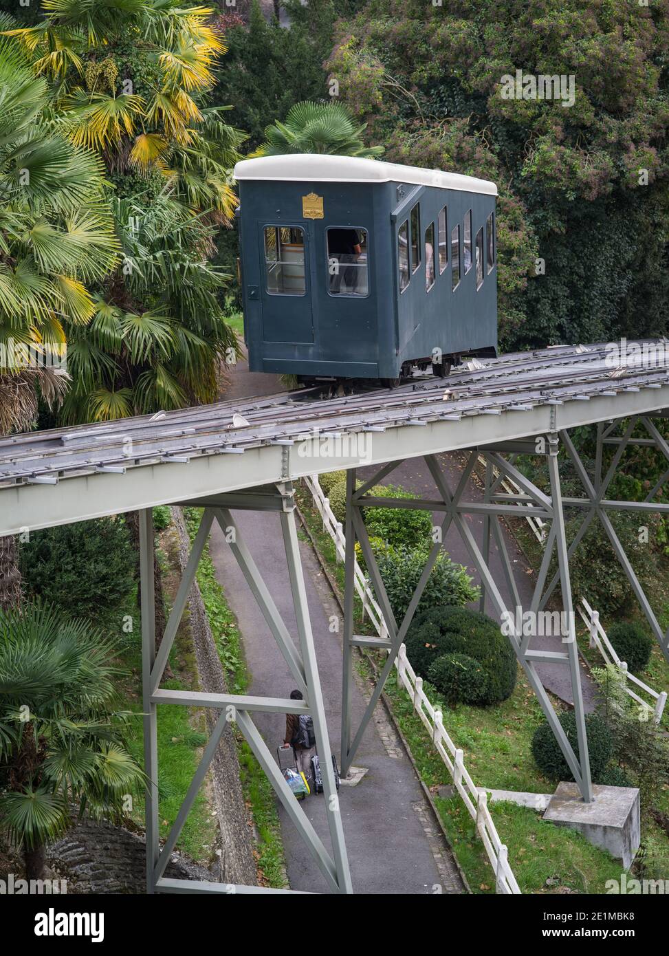 Pau (south-western France): the funicular railway Stock Photo - Alamy