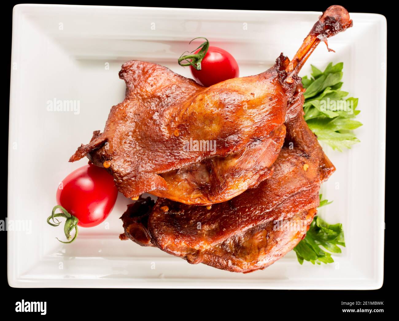 Confit duck legs with orange sauce hi-res stock photography and images ...