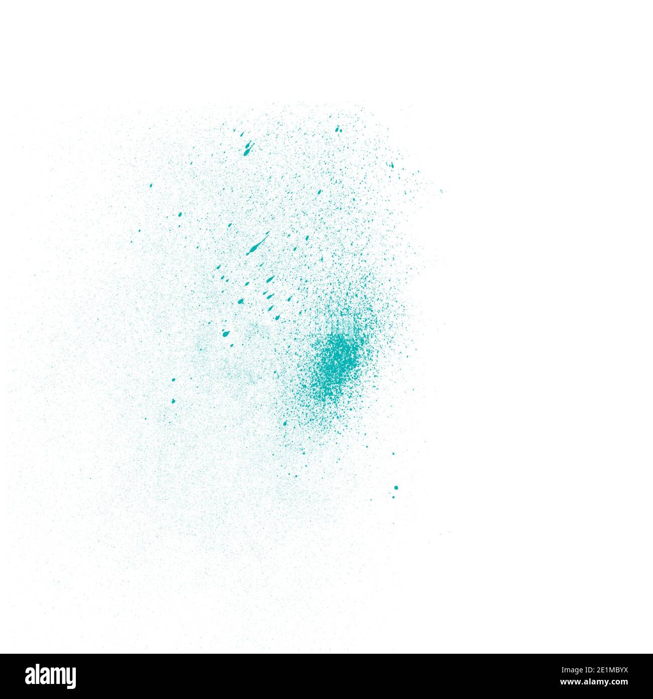 Turquoise paint splatter hi-res stock photography and images - Alamy
