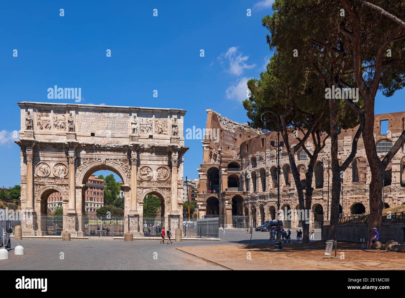Colosseum coliseum flavian amphitheatre roman arena arch hi-res stock ...
