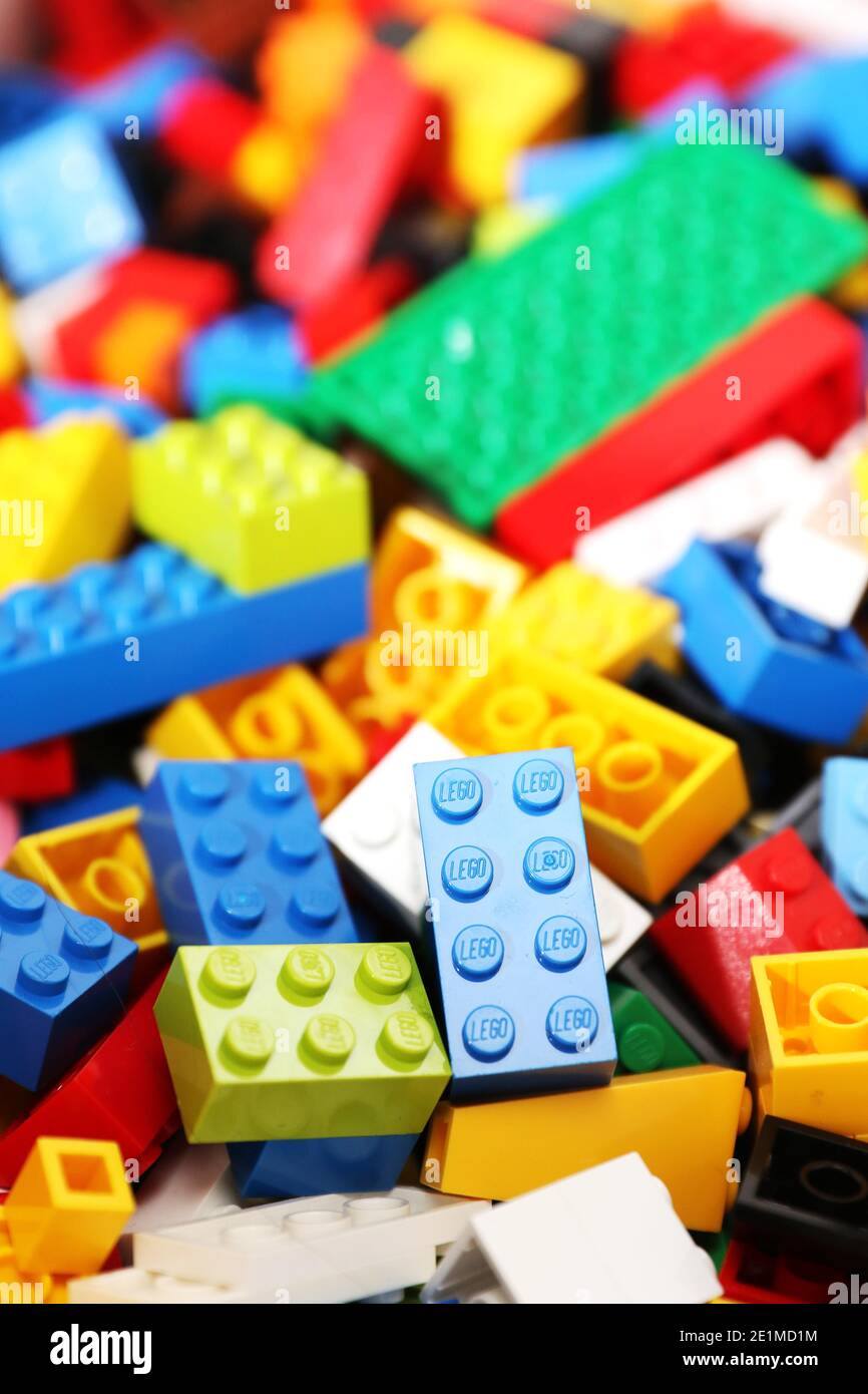 Lego brick production hi-res stock photography and images - Alamy