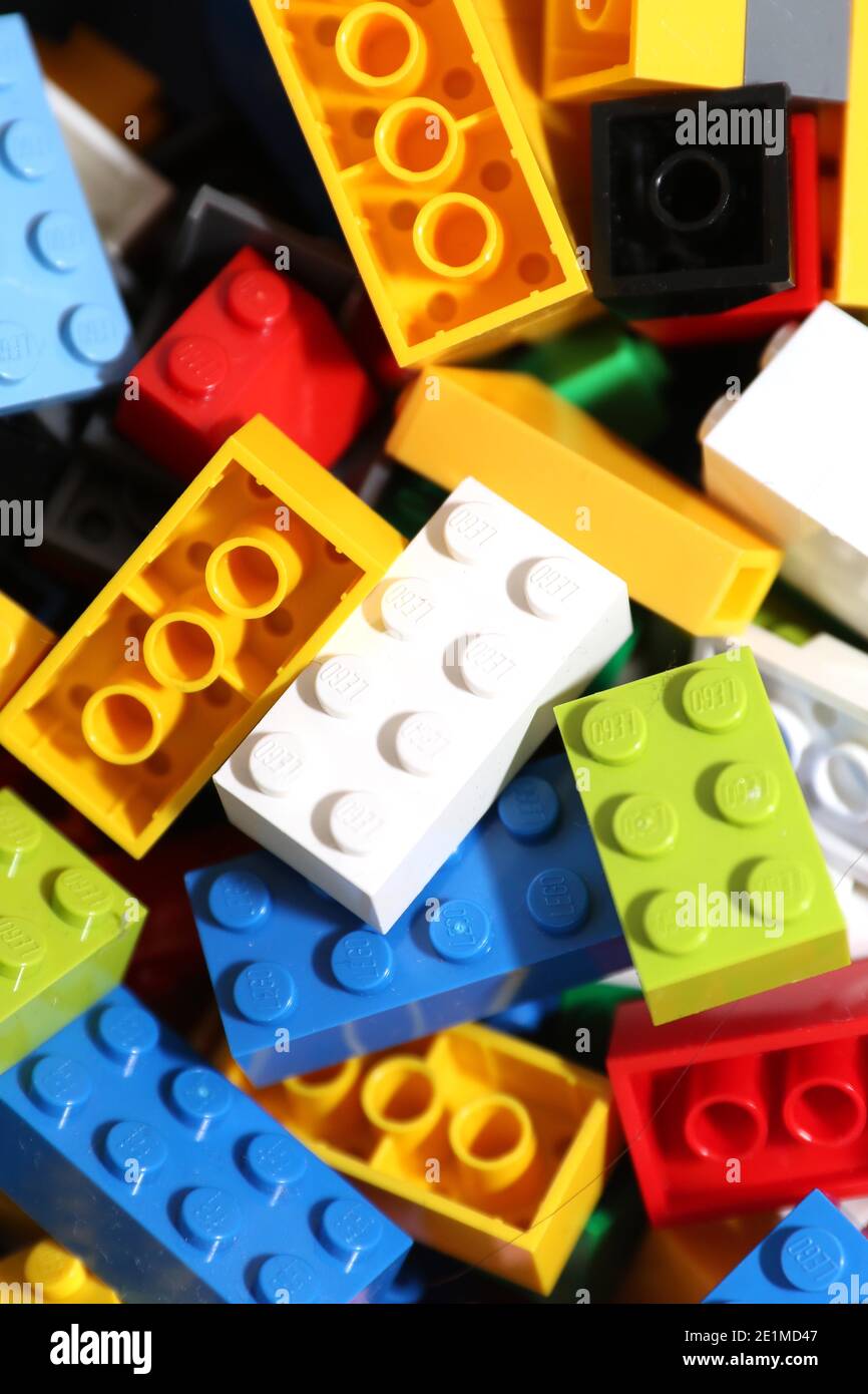 Lego brick production hi-res stock photography and images - Alamy