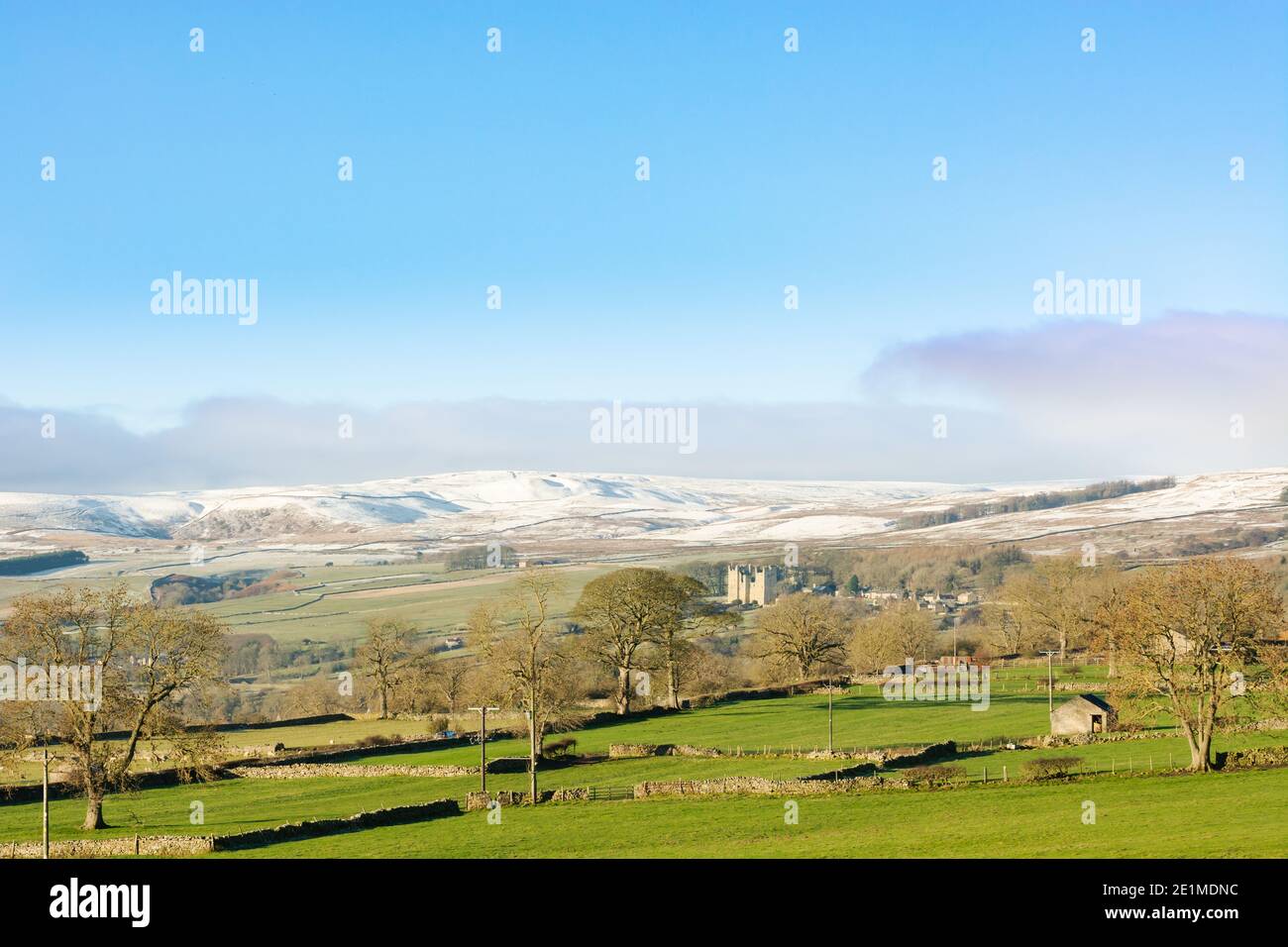 Bolton Castle Winter High Resolution Stock Photography and Images - Alamy
