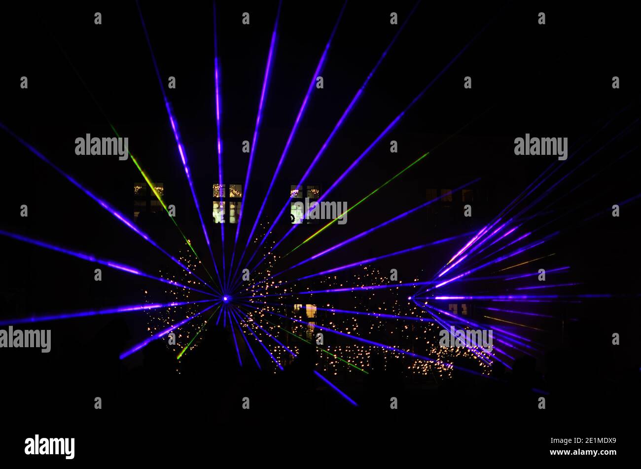 Blue laser prism hi-res stock photography and images - Alamy