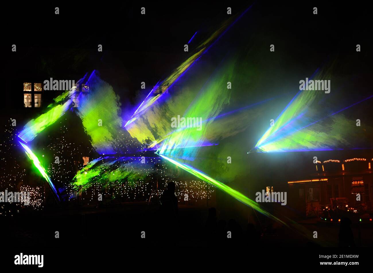 Blue laser prism hi-res stock photography and images - Alamy