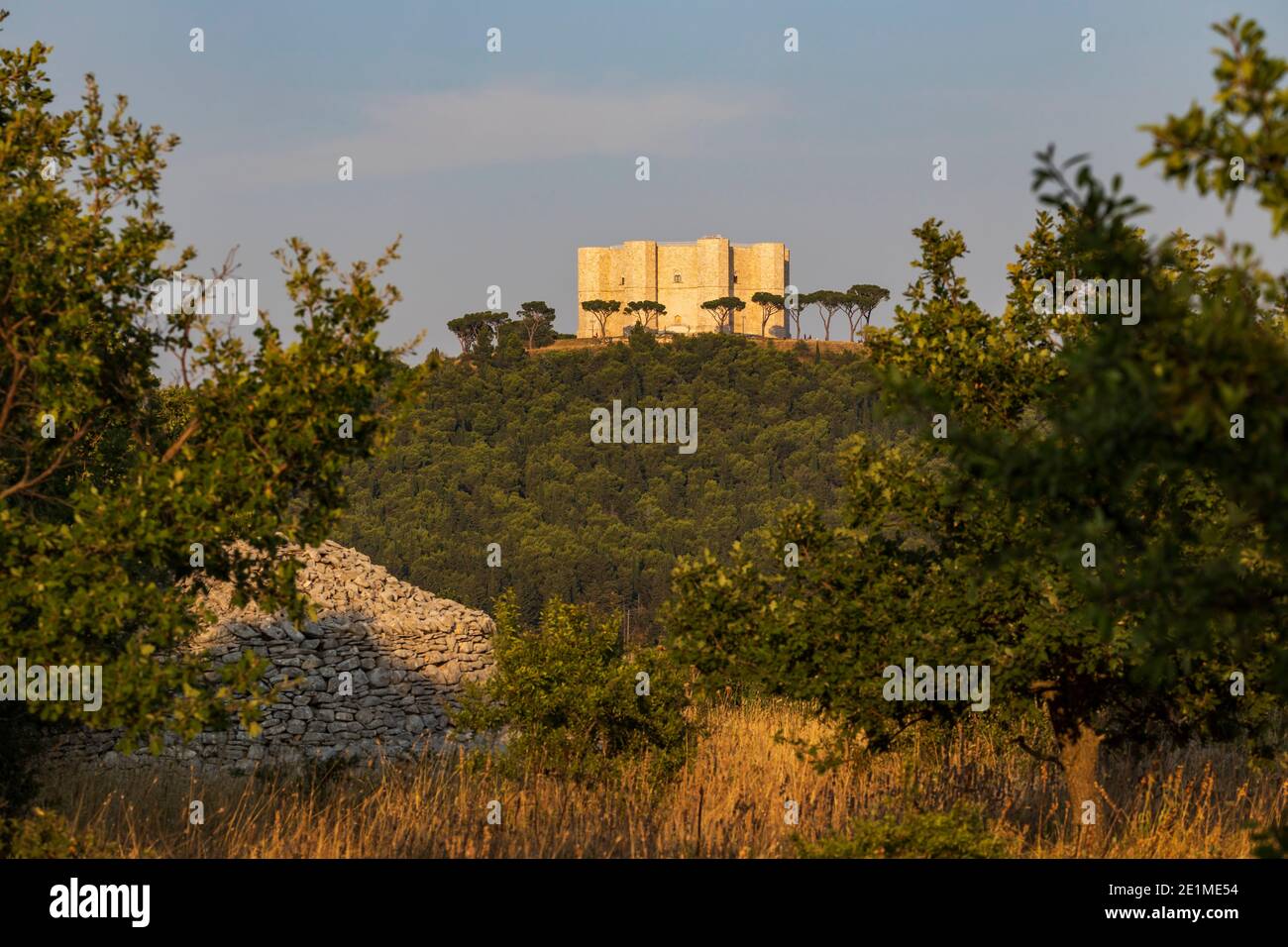 Castel del Monte, castle built in an octagonal shape by the Holy Roman ...