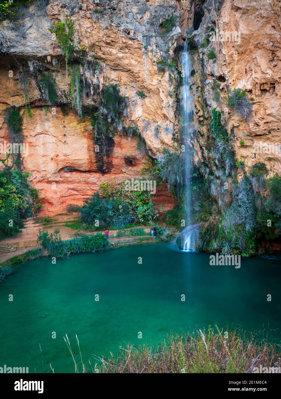 Turche cave and waterfall in Valencia, Spain Stock Photo - Alamy