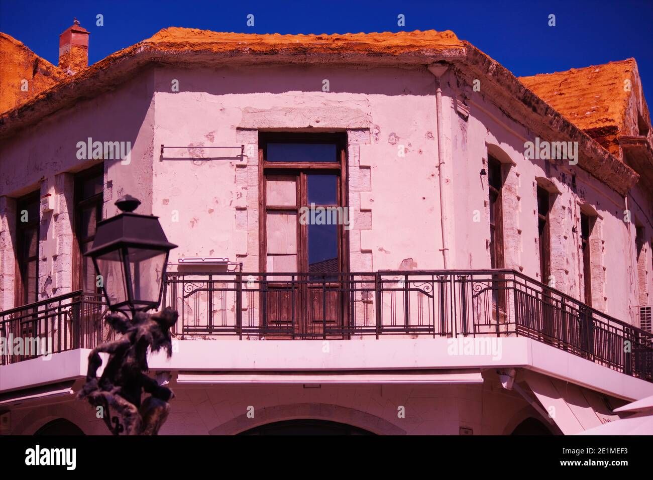 Bougainvillea House Crete Greece Europe High Resolution Stock ...