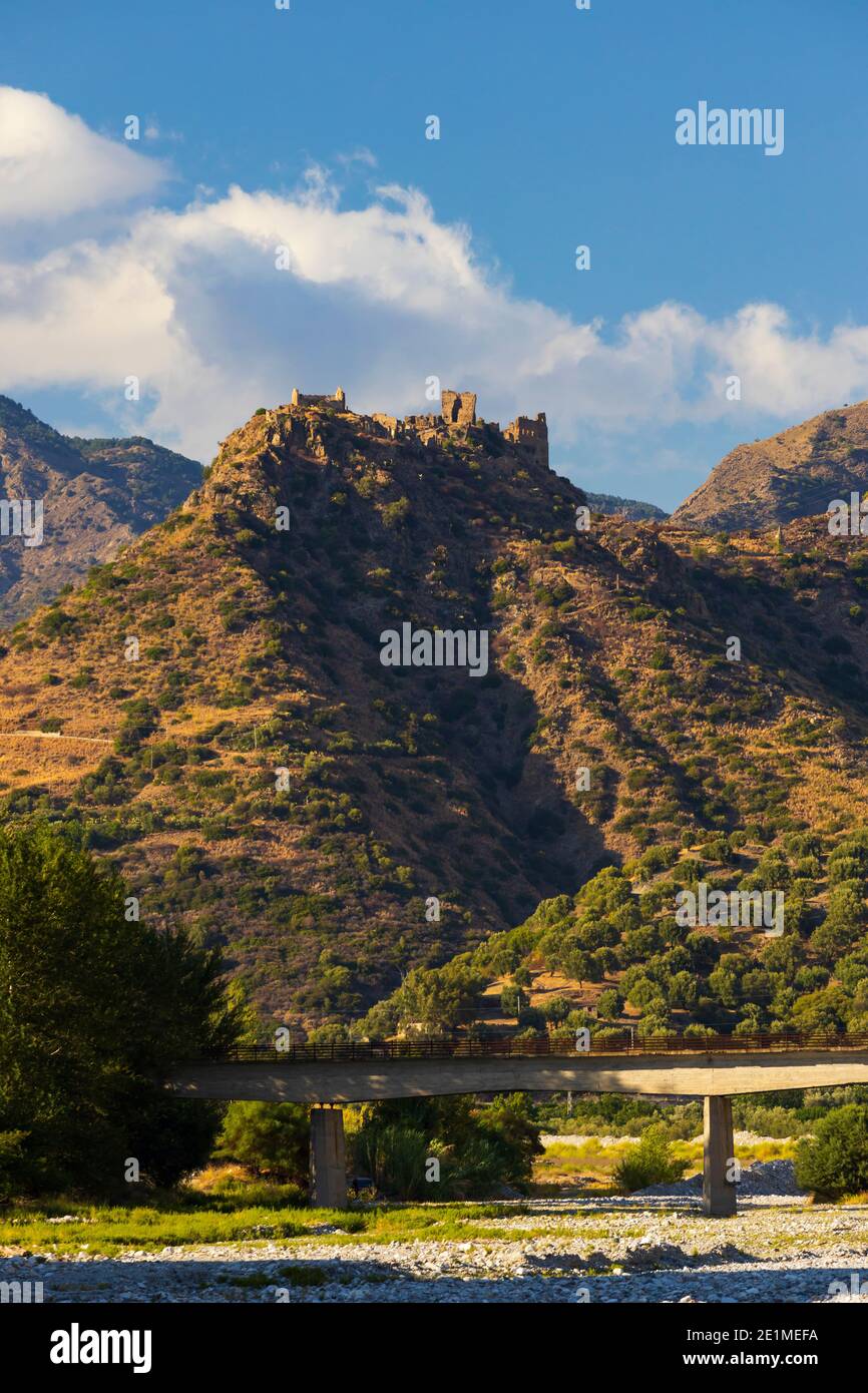 Castello Ruffo di Amendolea runs near Condofuri, Calabria region, Italy ...