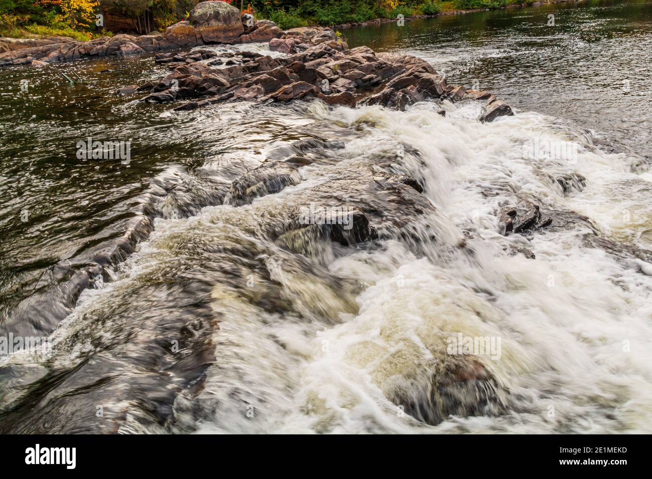 Marsh Falls Oxtongue River Muskoka County Dwight Ontario Canada Stock ...