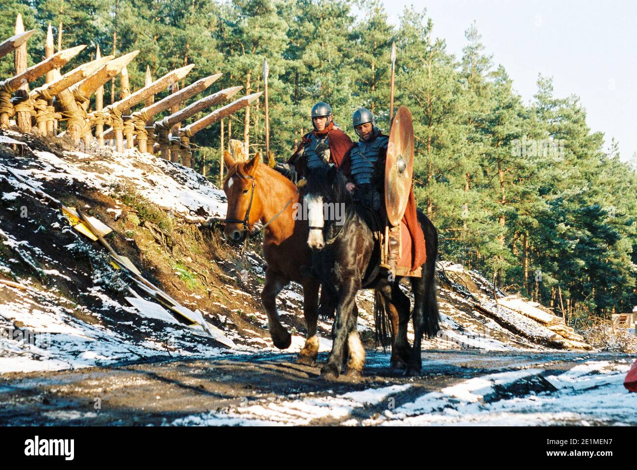 The Gladiator film set 1999 for the opening battle, set in 'Germania ...