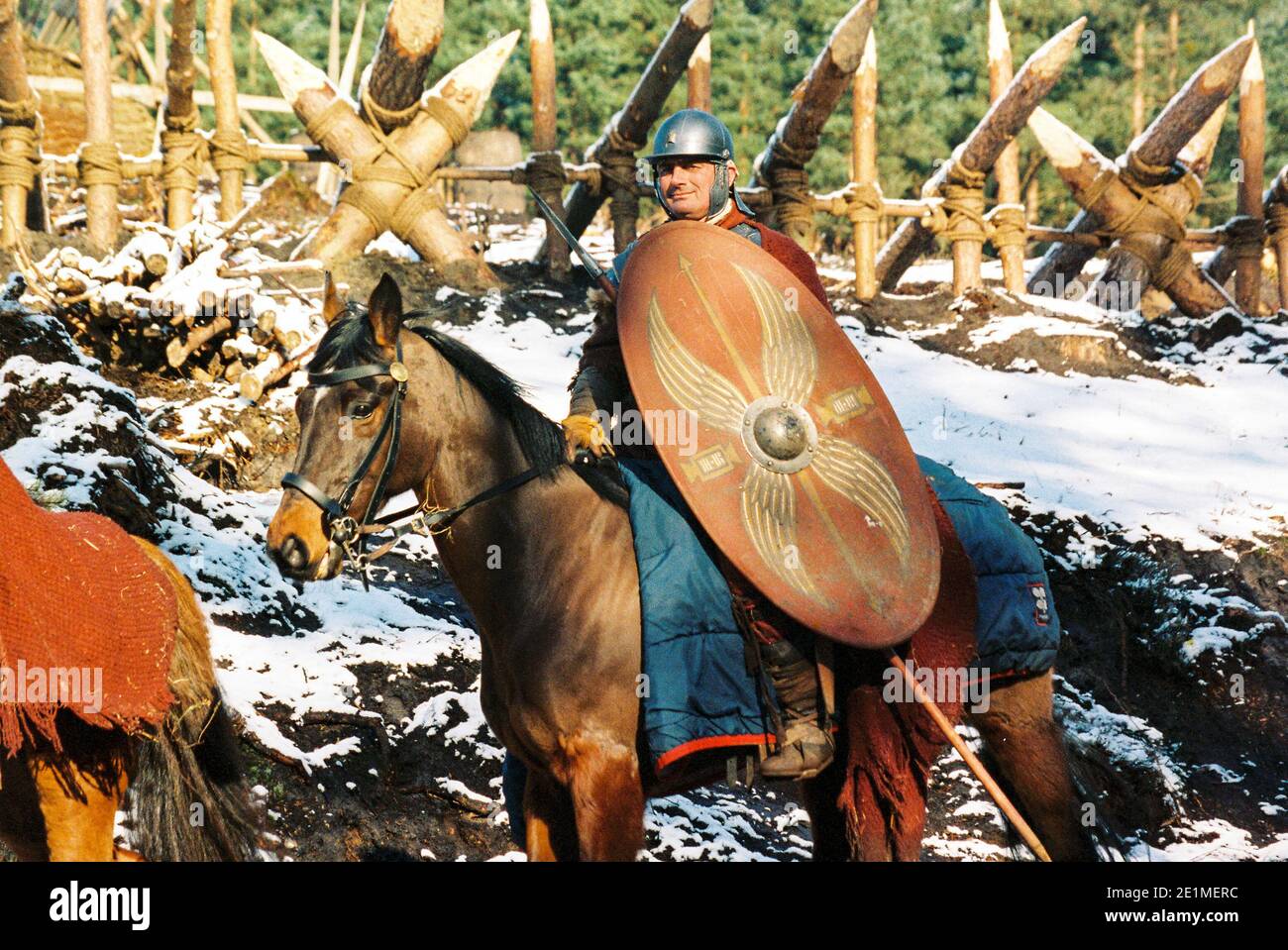 The Gladiator film set 1999 for the opening battle, set in 'Germania ...