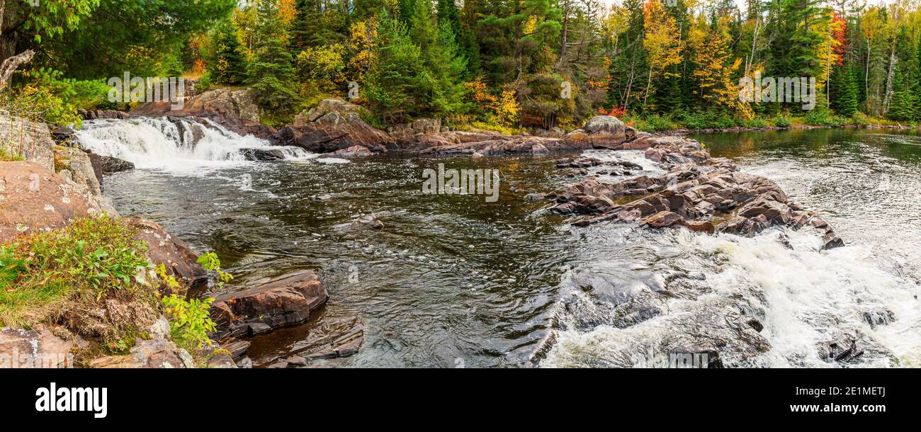 Marsh Falls Oxtongue River Muskoka County Dwight Ontario Canada Stock ...