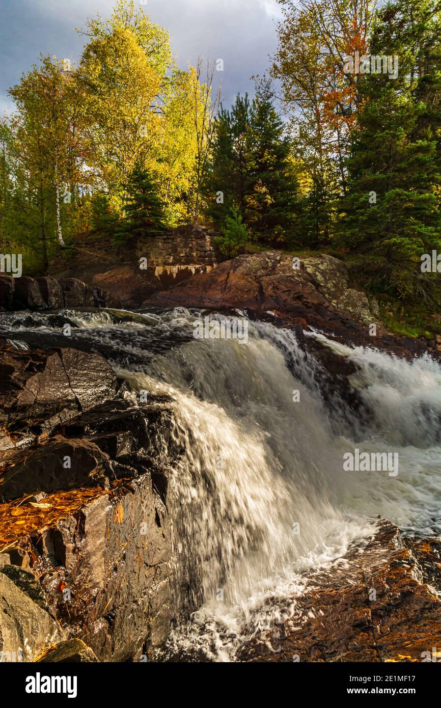 Marsh Falls Oxtongue River Muskoka County Dwight Ontario Canada Stock ...