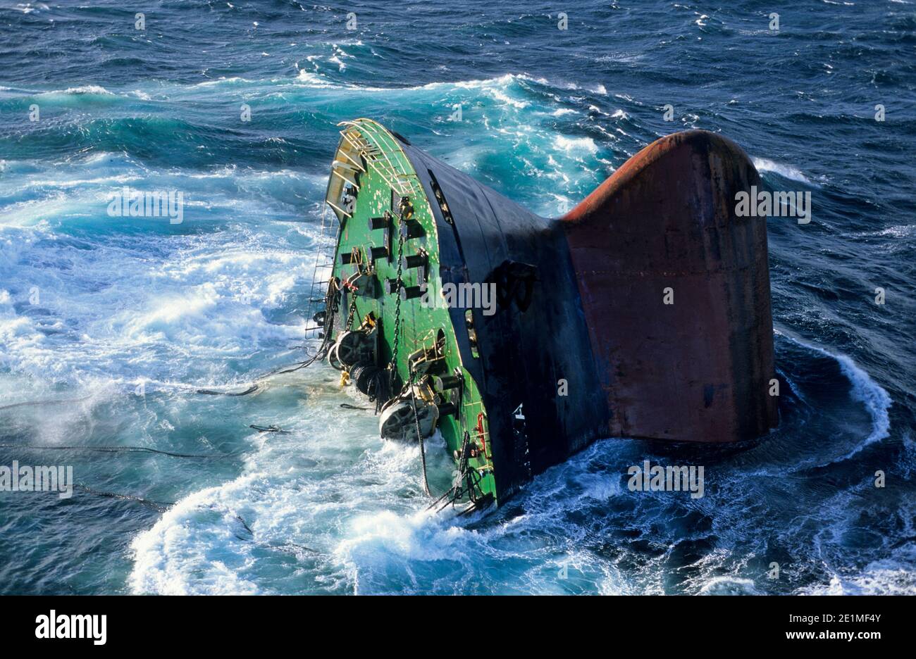 Oil spill caused by the sinking of the tanker Erika off the coasts of ...