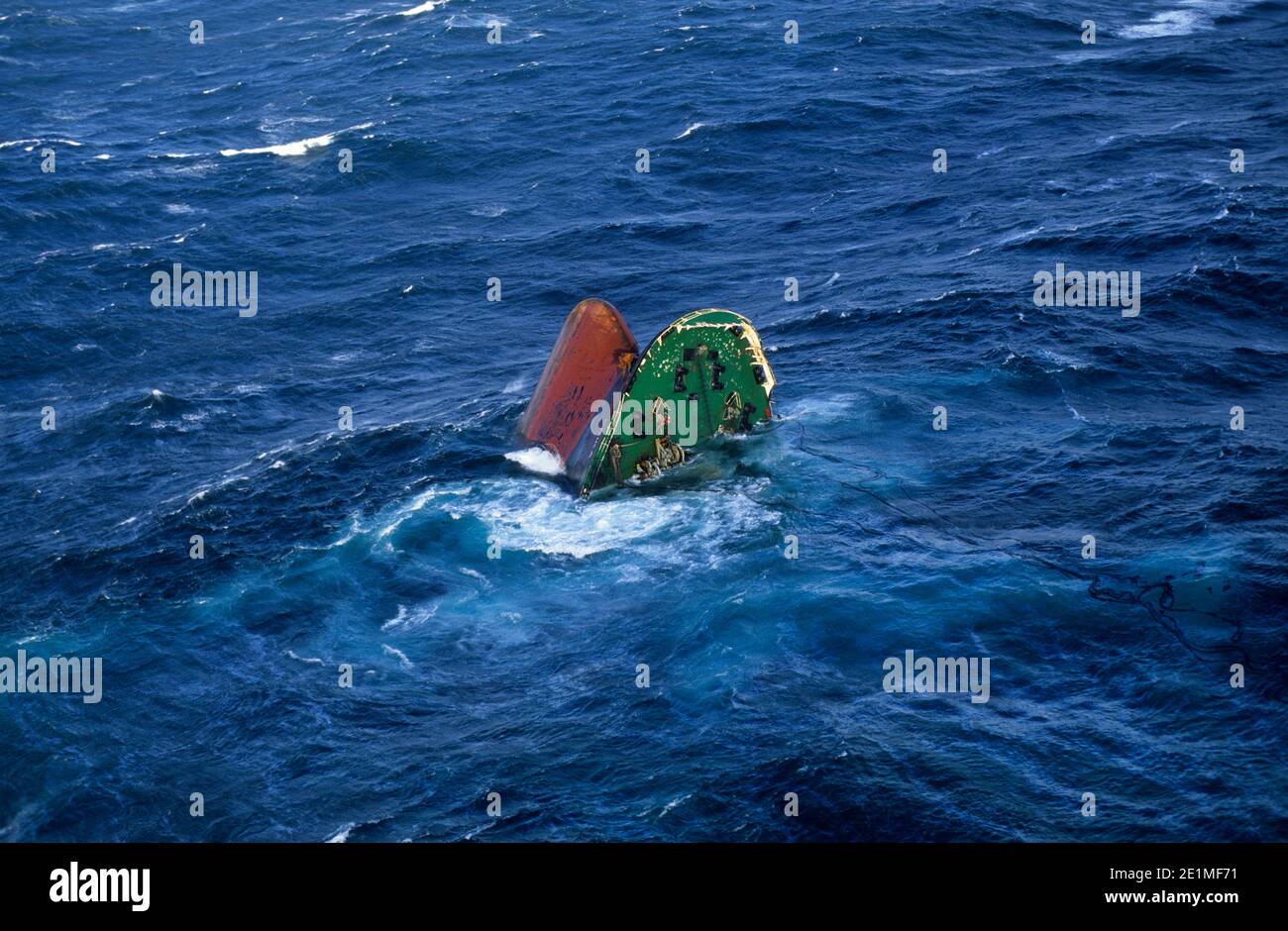 Oil spill caused by the sinking of the tanker Erika off the coasts of ...