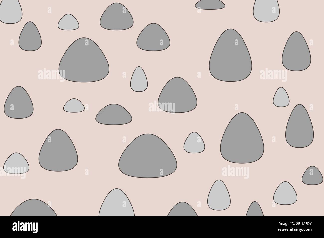 Beige Background with Geometric Shapes Stock Photo - Alamy