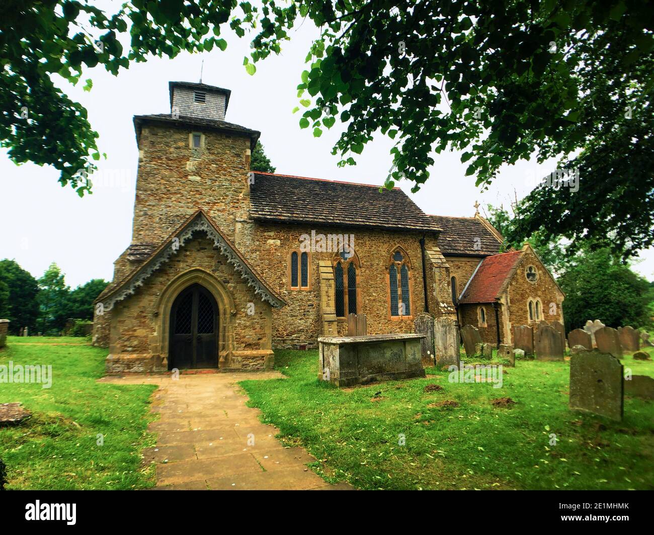 1000 year old Norman church in England Stock Photo - Alamy