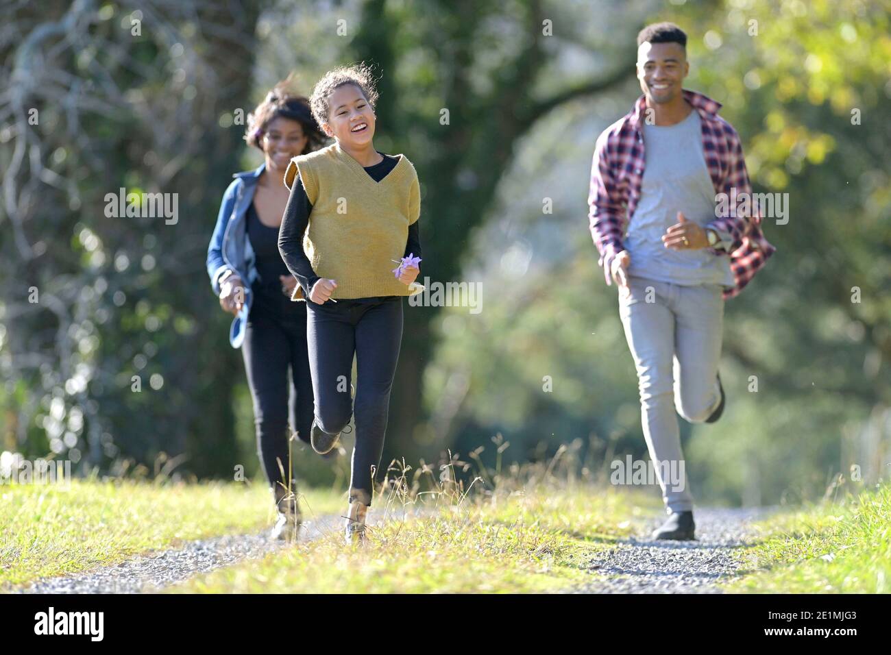 African american family having fun hi-res stock photography and images ...
