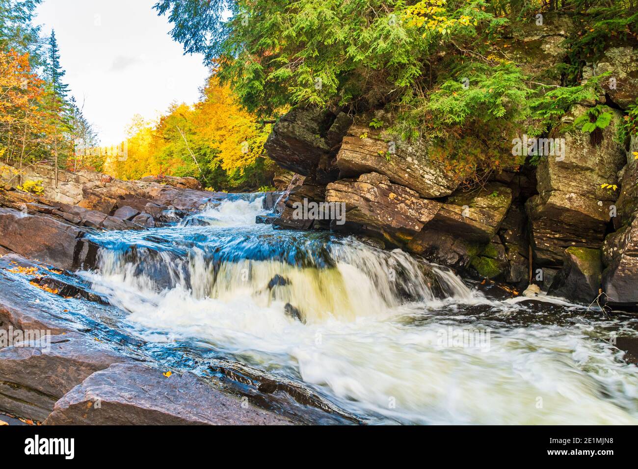 Oxtongue Rapids Provincial Park Muskoka Highlands Dwight Ontario Canada ...