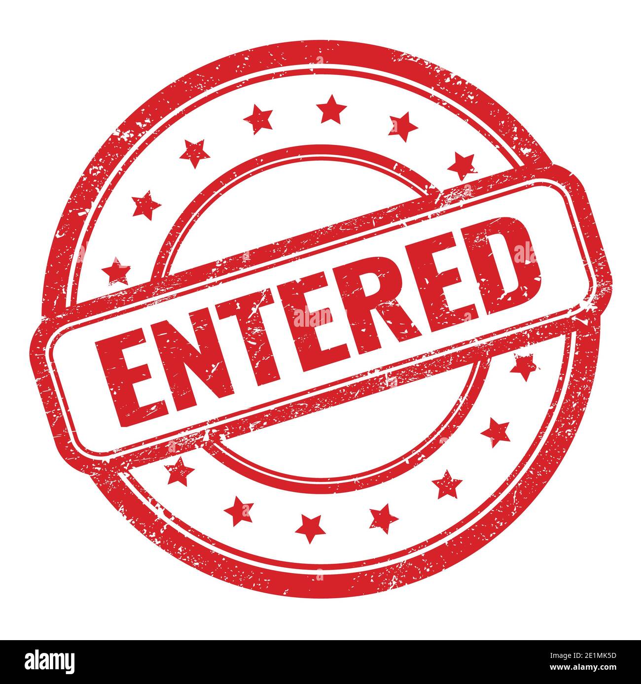 Entered stamp Cut Out Stock Images & Pictures - Alamy