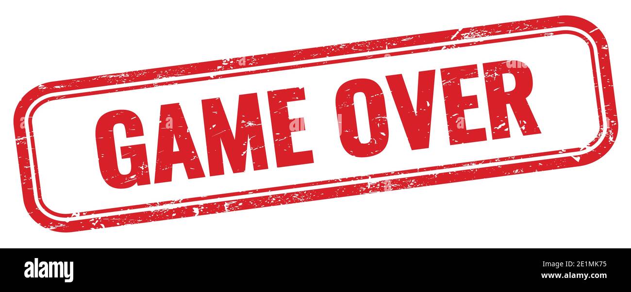 Game over stamp hi-res stock photography and images - Alamy