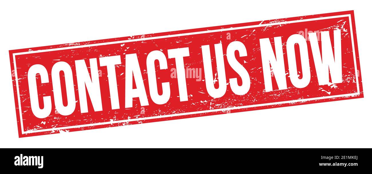 Contact us red rectangle Cut Out Stock Images & Pictures - Alamy