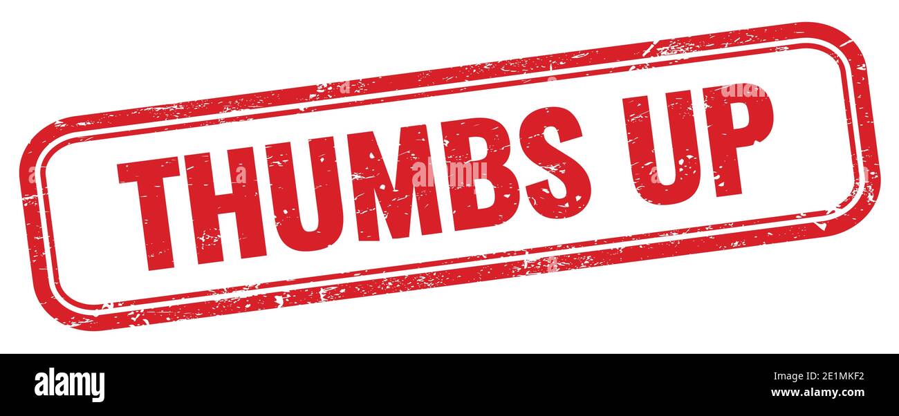 Thumbs up text hi-res stock photography and images - Alamy