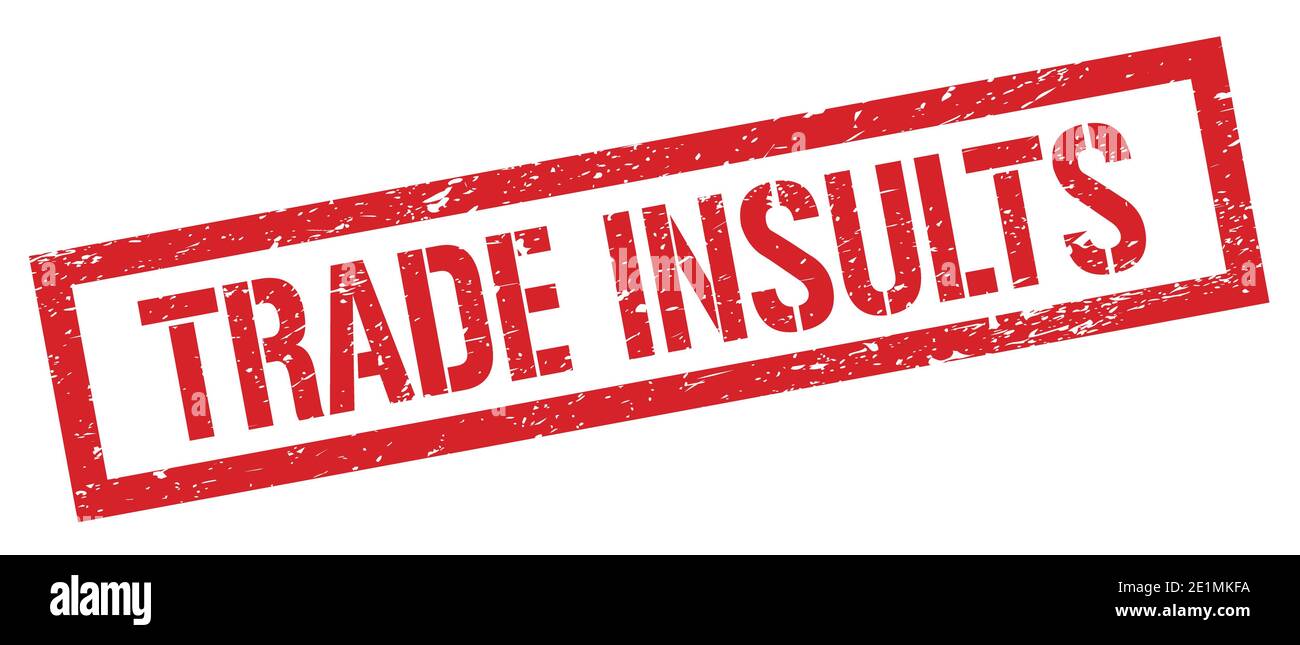 Insults sign hi-res stock photography and images - Alamy