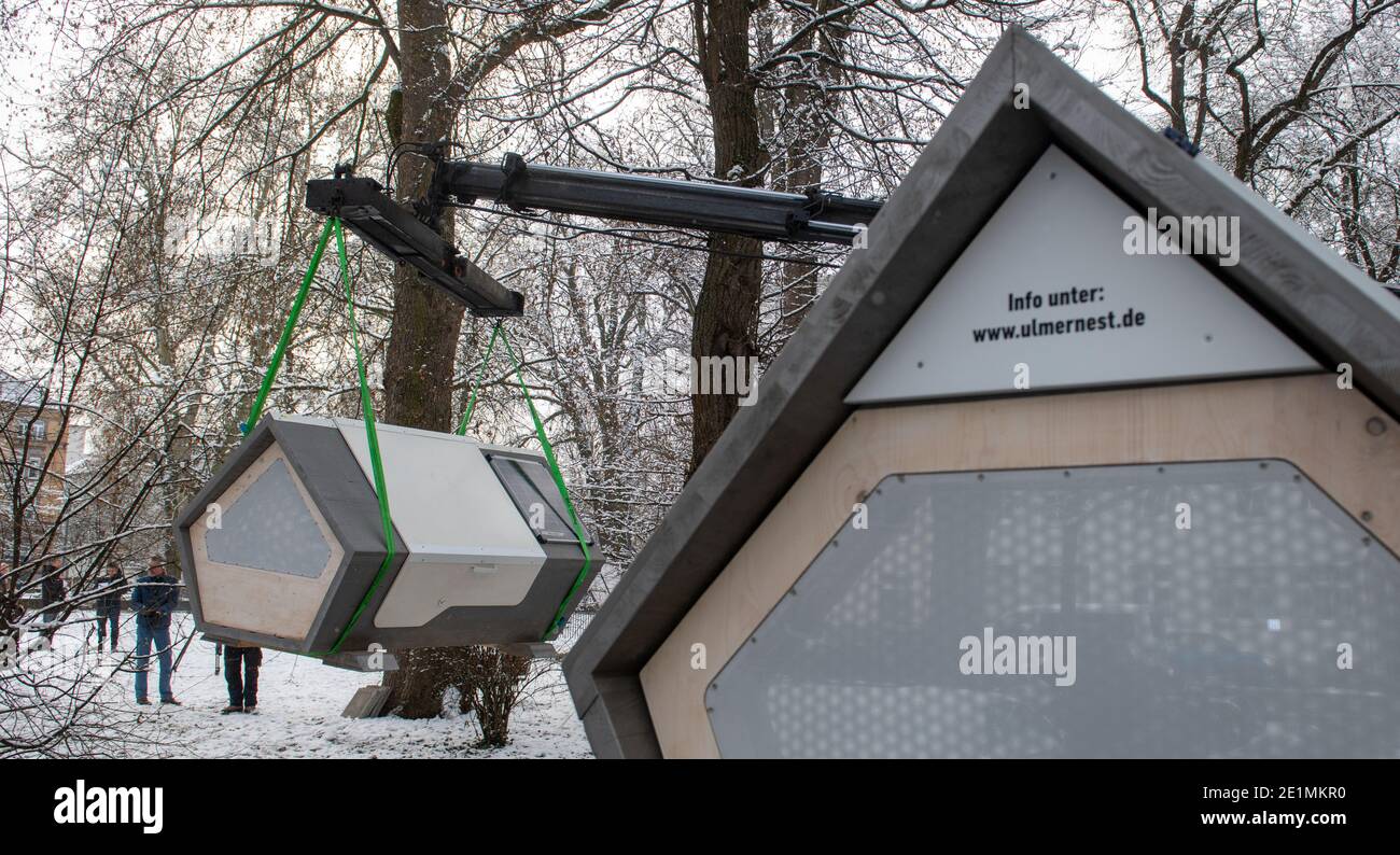 Germany homeless pods hi-res stock photography and images - Alamy