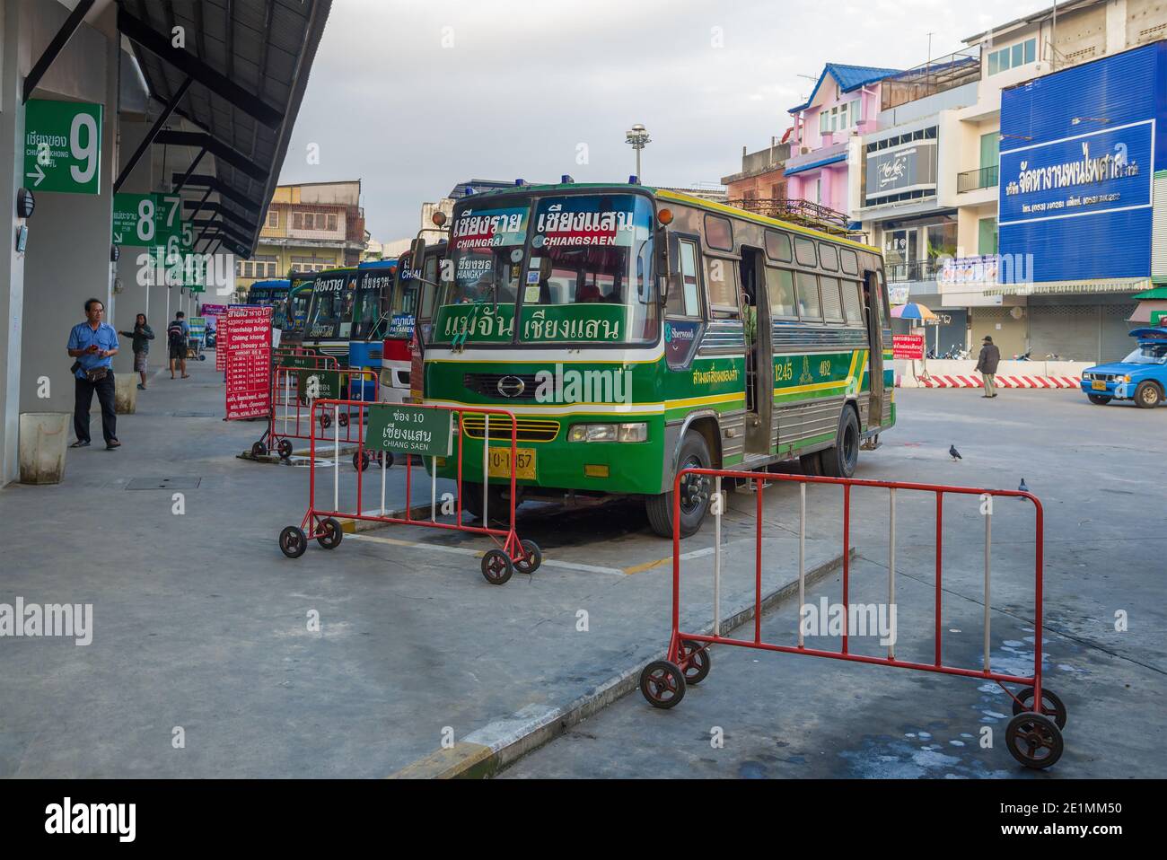 CHIANG RAY, THAILAND - DECEMBER 19, 2018: Cloudy morning on the ...