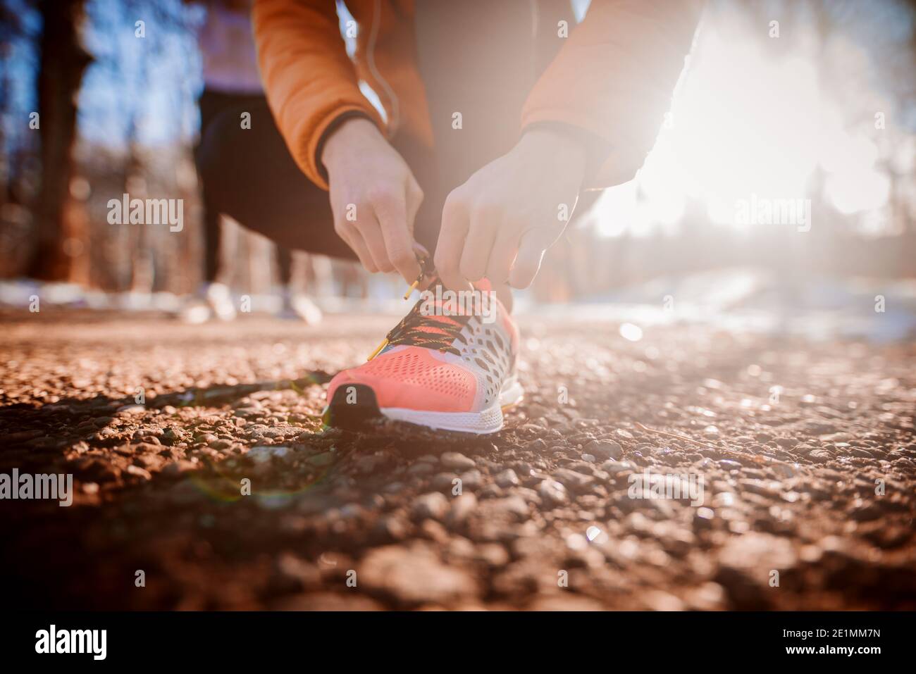 Preparing for training Stock Photo - Alamy