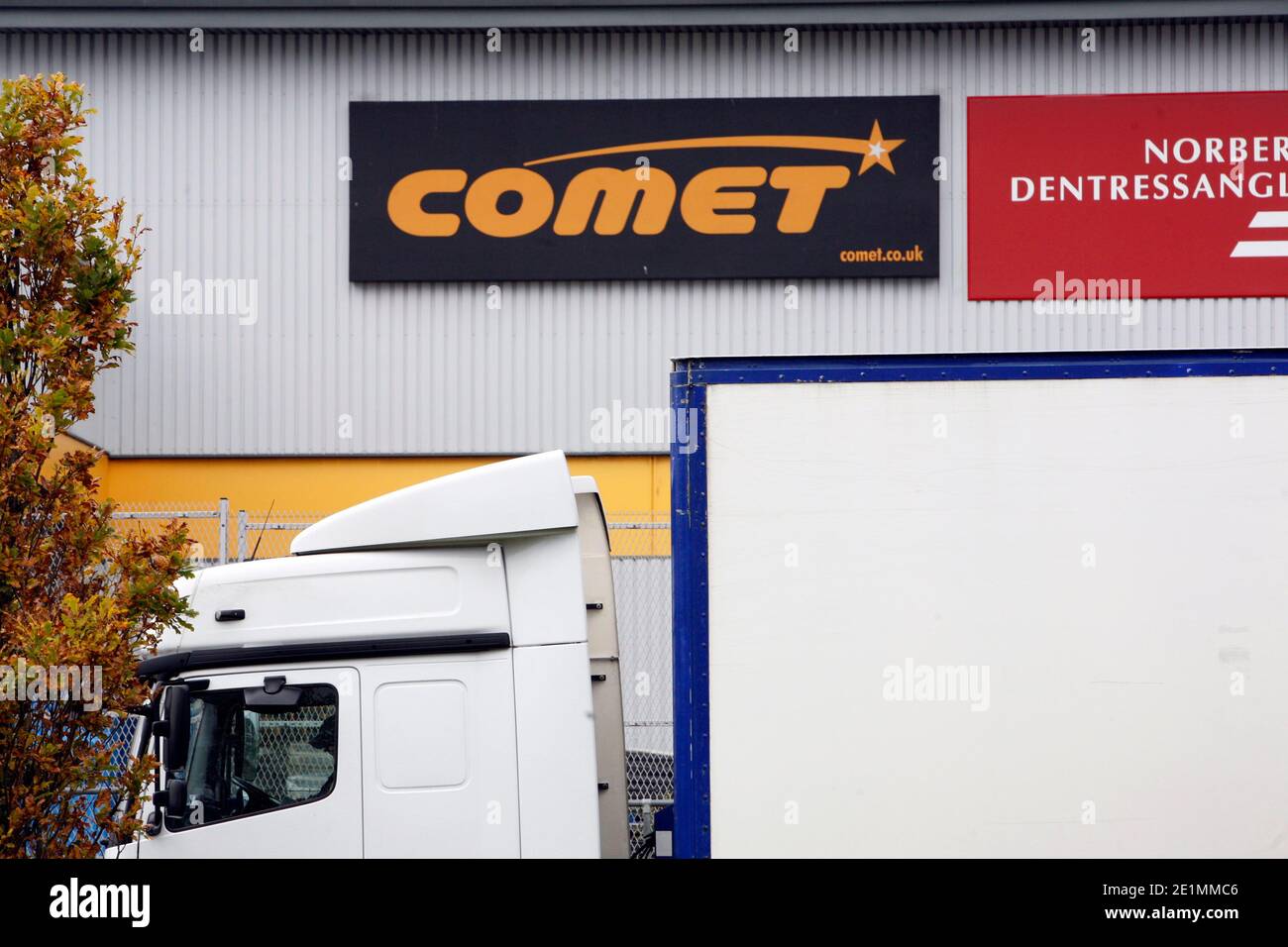 Comet Distribution centre near Skelmersdale, Lancashire Stock Photo - Alamy