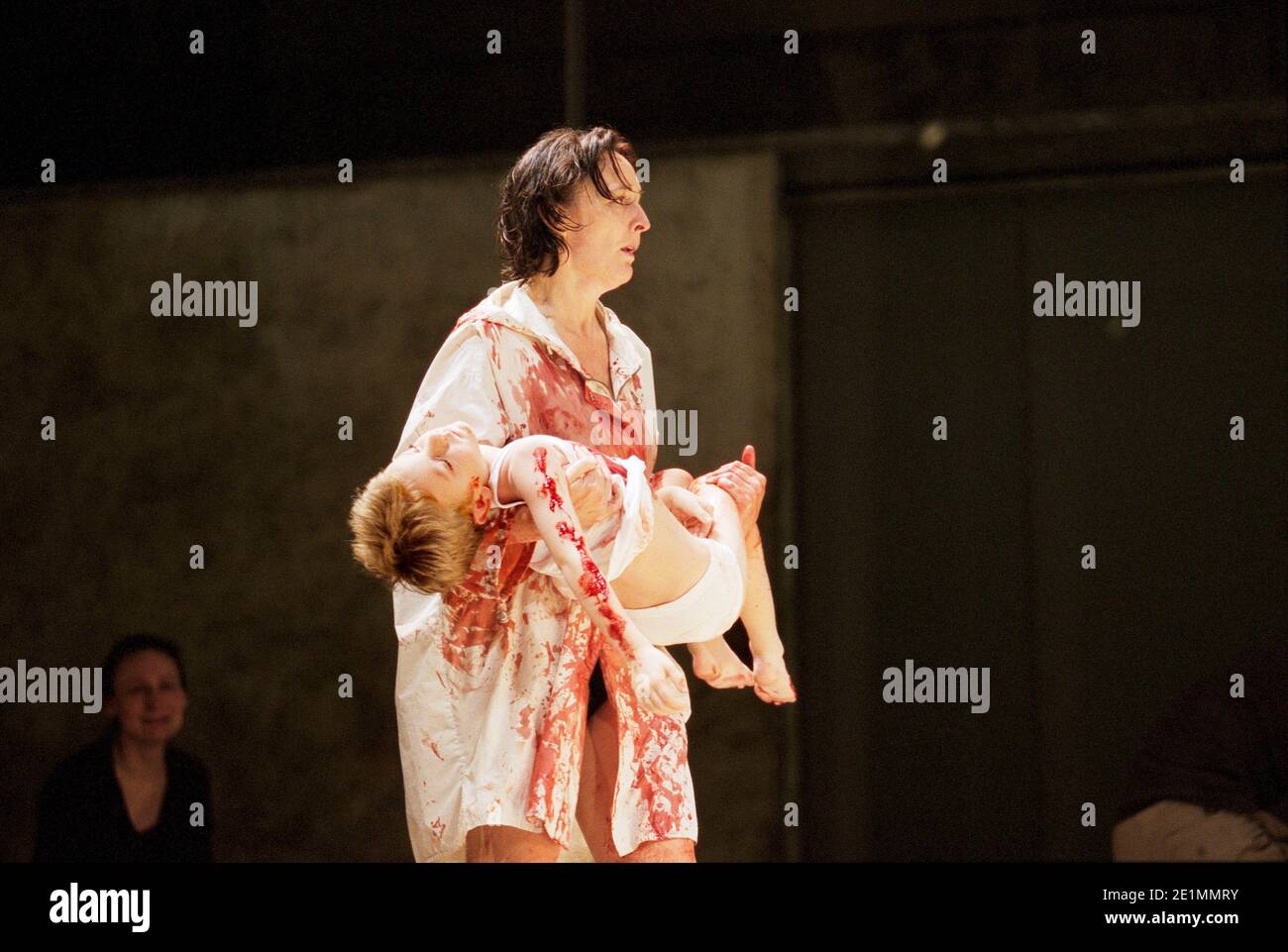 Fiona Shaw (Medea) in MEDEA by Euripides at the Queen's Theatre, London ...
