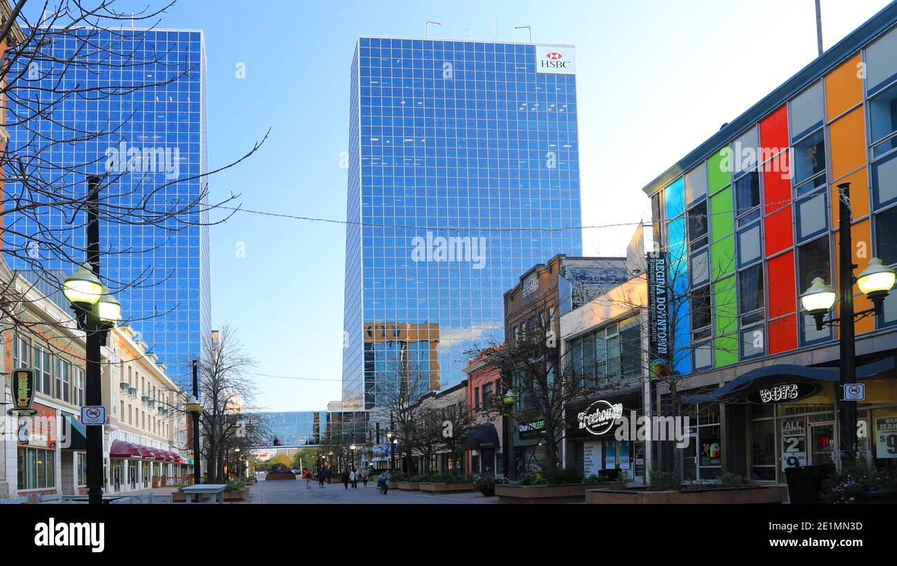 Downtown regina skyline saskatchewan canada hi-res stock photography ...