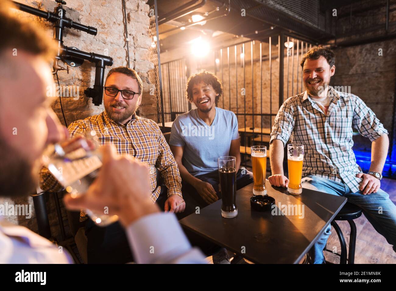Sober man at bar hi-res stock photography and images - Alamy