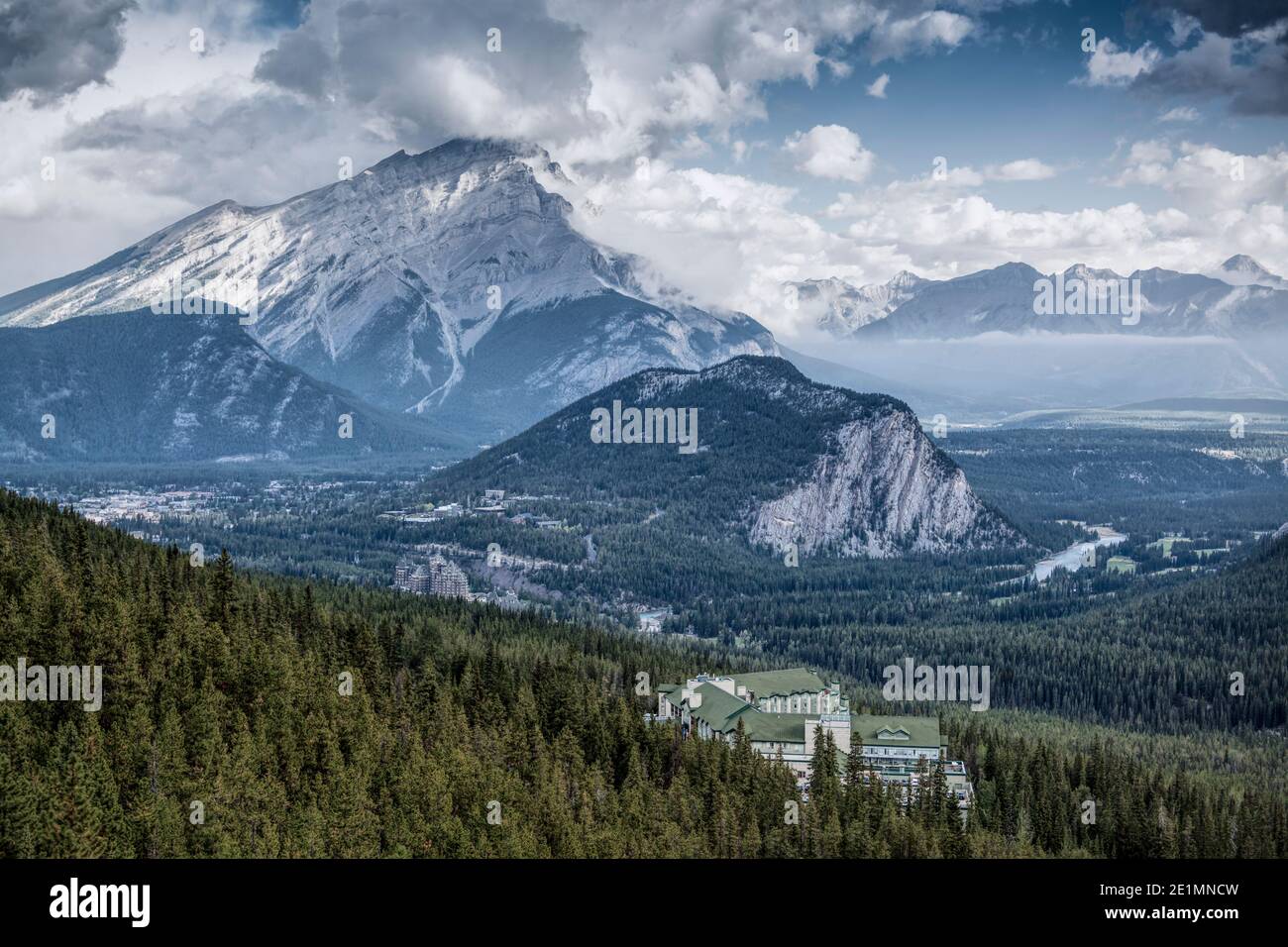 Banff town cascade mountain banff hi-res stock photography and images ...