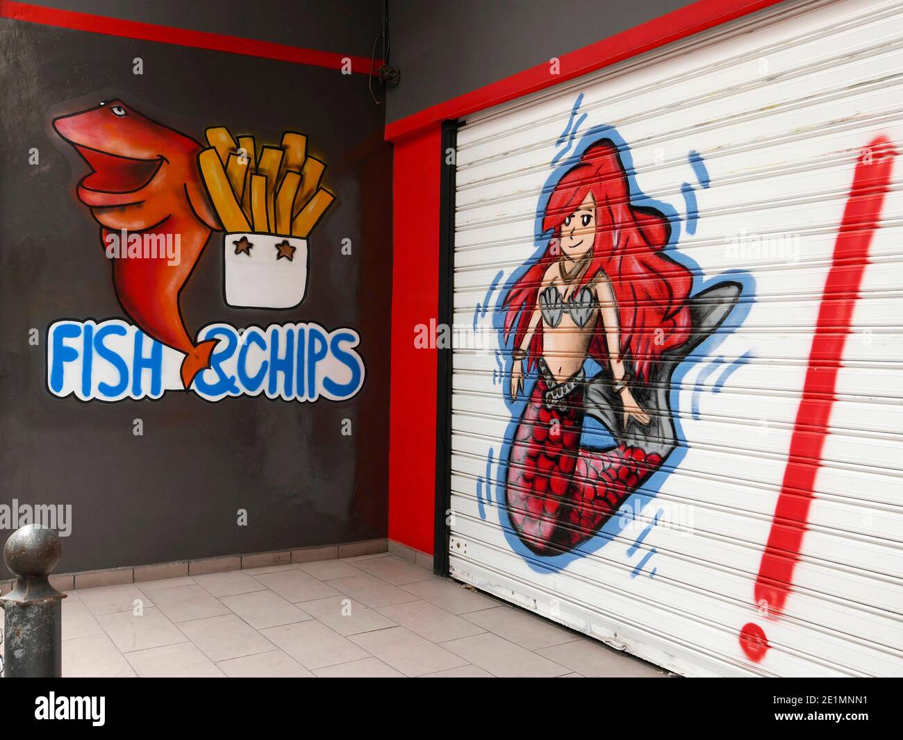 Graffiti mural hi-res stock photography and images - Alamy