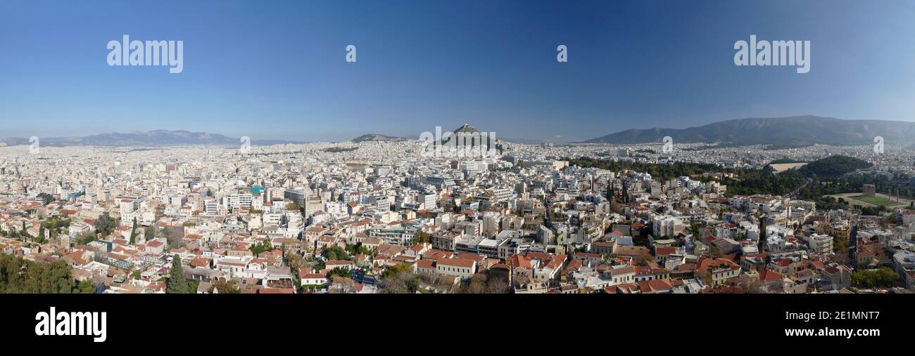 Athens - Skyline Acropolis Unesco World Heritage Stock Photo - Alamy