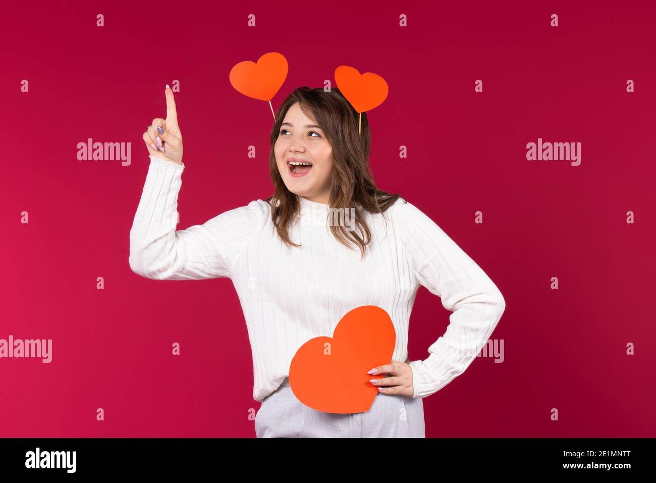 Raised Index Finger High Resolution Stock Photography and Images - Alamy