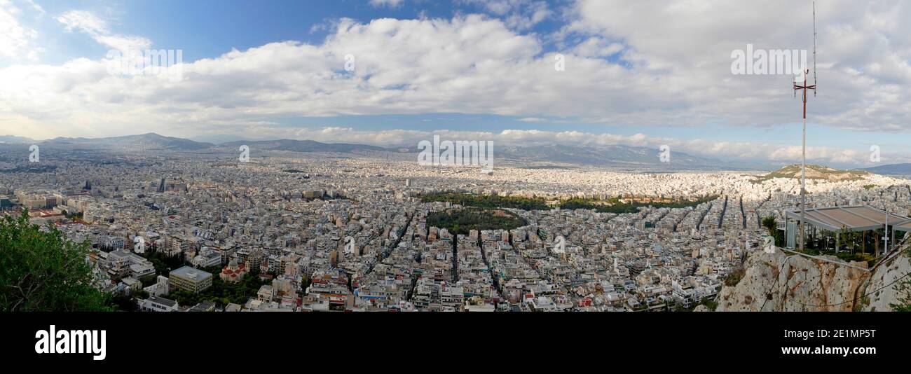 Athens - Skyline Acropolis Unesco World Heritage Stock Photo - Alamy