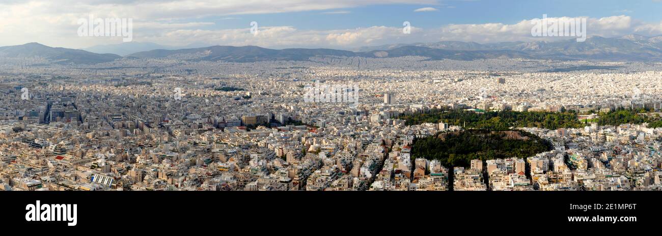 Athens - Skyline Acropolis Unesco World Heritage Stock Photo - Alamy