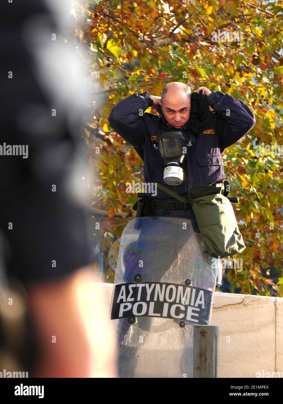 Police athens hi-res stock photography and images - Alamy