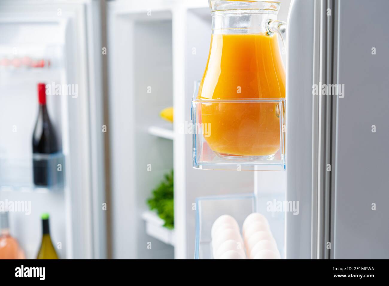 Open refrigerator full products hi-res stock photography and images - Alamy