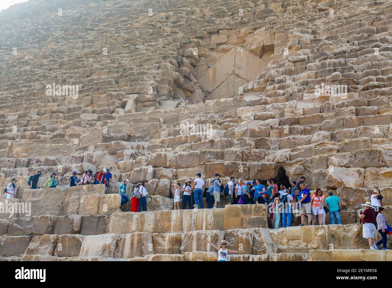 Entrance great pyramid giza egypt hi-res stock photography and images ...