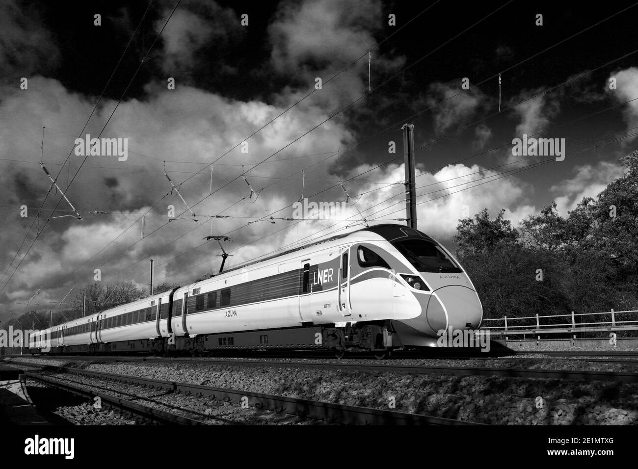 Lner high speed trains Black and White Stock Photos & Images - Alamy