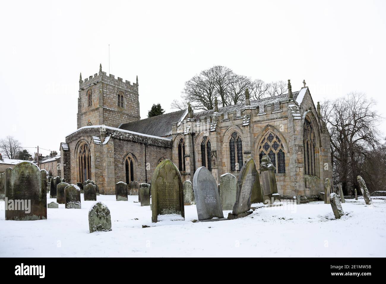 Romaldkirk, Teesdale, County Durham, UK. 8th January 2021. UK Weather ...